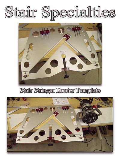 Using A Stair Stringer Router Template