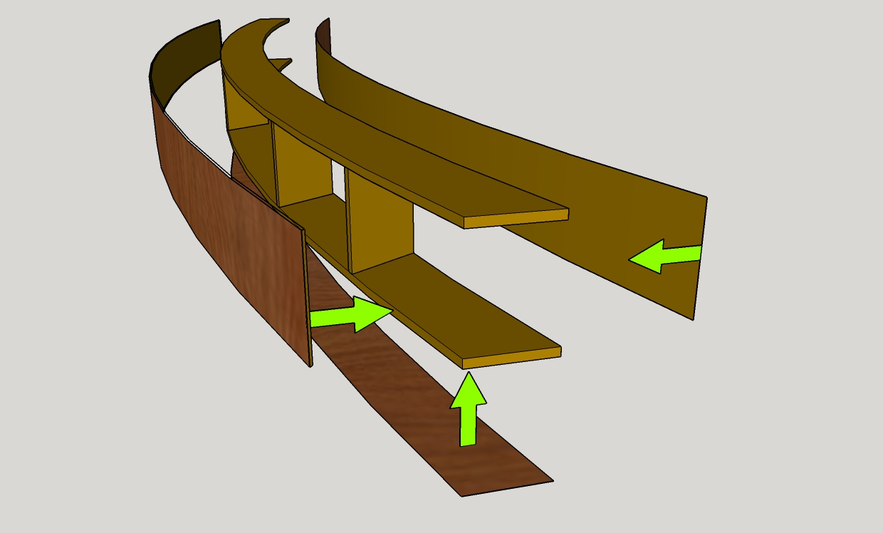How to construct a 14' wide curved soffit - WOODWEB's Cabinetmaking Forum