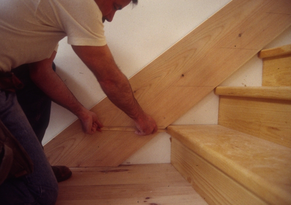 And then the riser faces onto the skirt board: